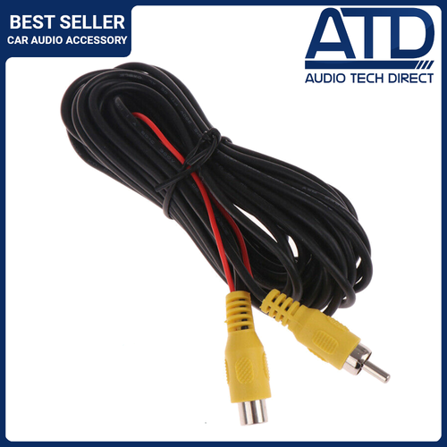 Camera RCA Extension Wire Male Female Phono Reverse Trigger 6 Meters ...