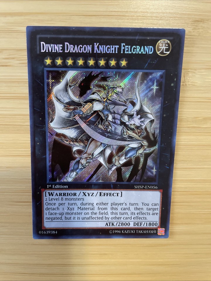Divine Dragon Knight Felgrand SHSP-EN056 Shadow Specters 1st Edition NM ...