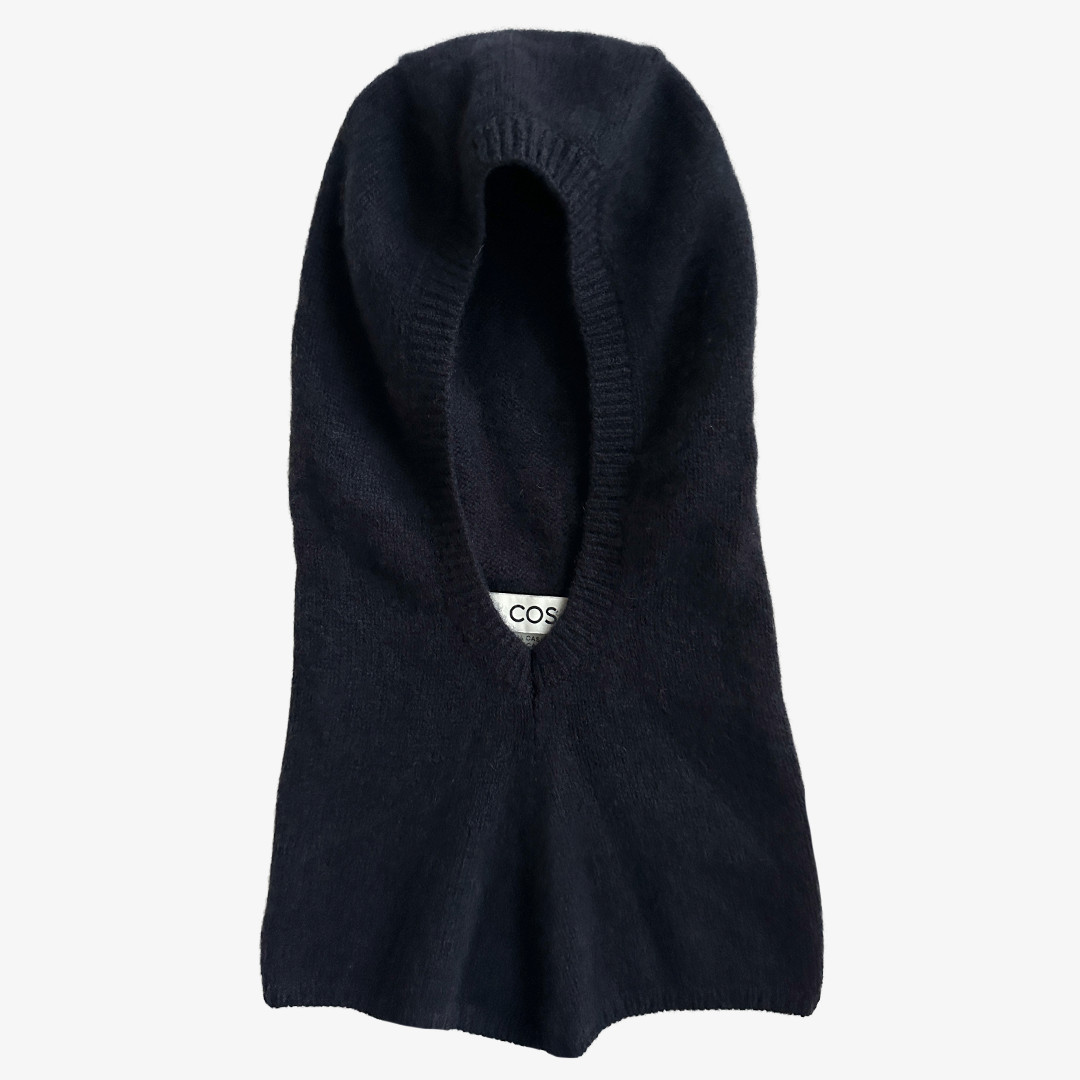 COS Dark Navy Cashmere Balaclava Hood - Gem