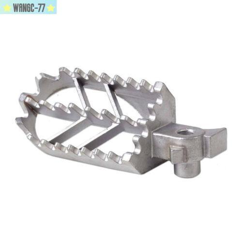 2Pcs Motorcycle Foot Pegs Footrest Stainless Steel Bolt W/Spring Hooks ...