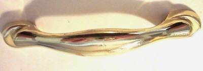 Keeler 43502 KBC 1992 Drawer Pull Handle Shiny Bright Brass 3" Centers ...