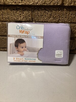 !NEW! - Crib Wrap Baby 2 Short Narrow Rail Covers, Purple | eBay