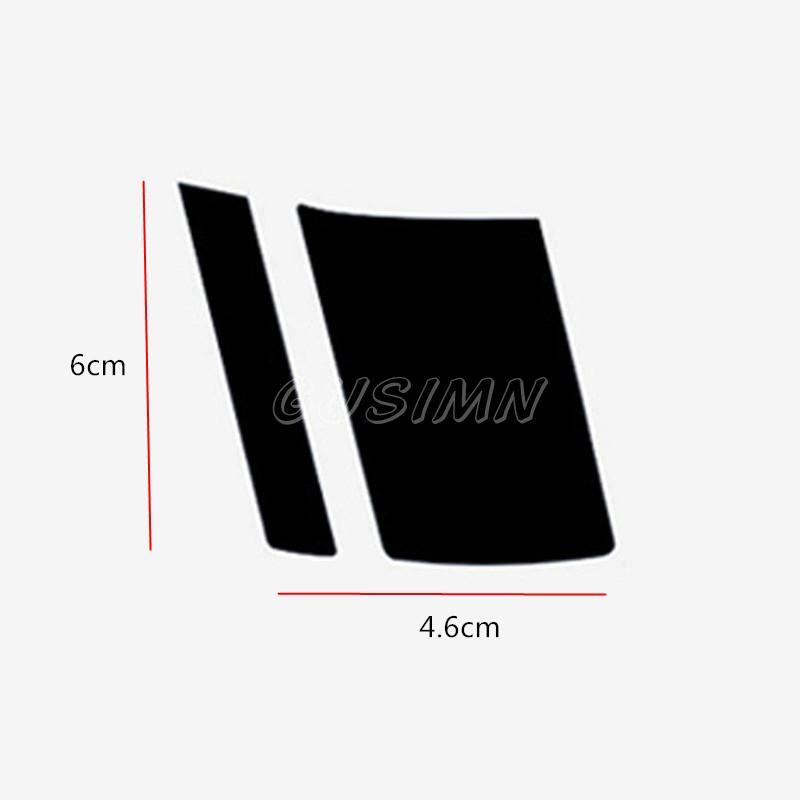 6pcs Black Sticker Car Wheel Rim Vinyl Decal Decor Accessories For 16 ...