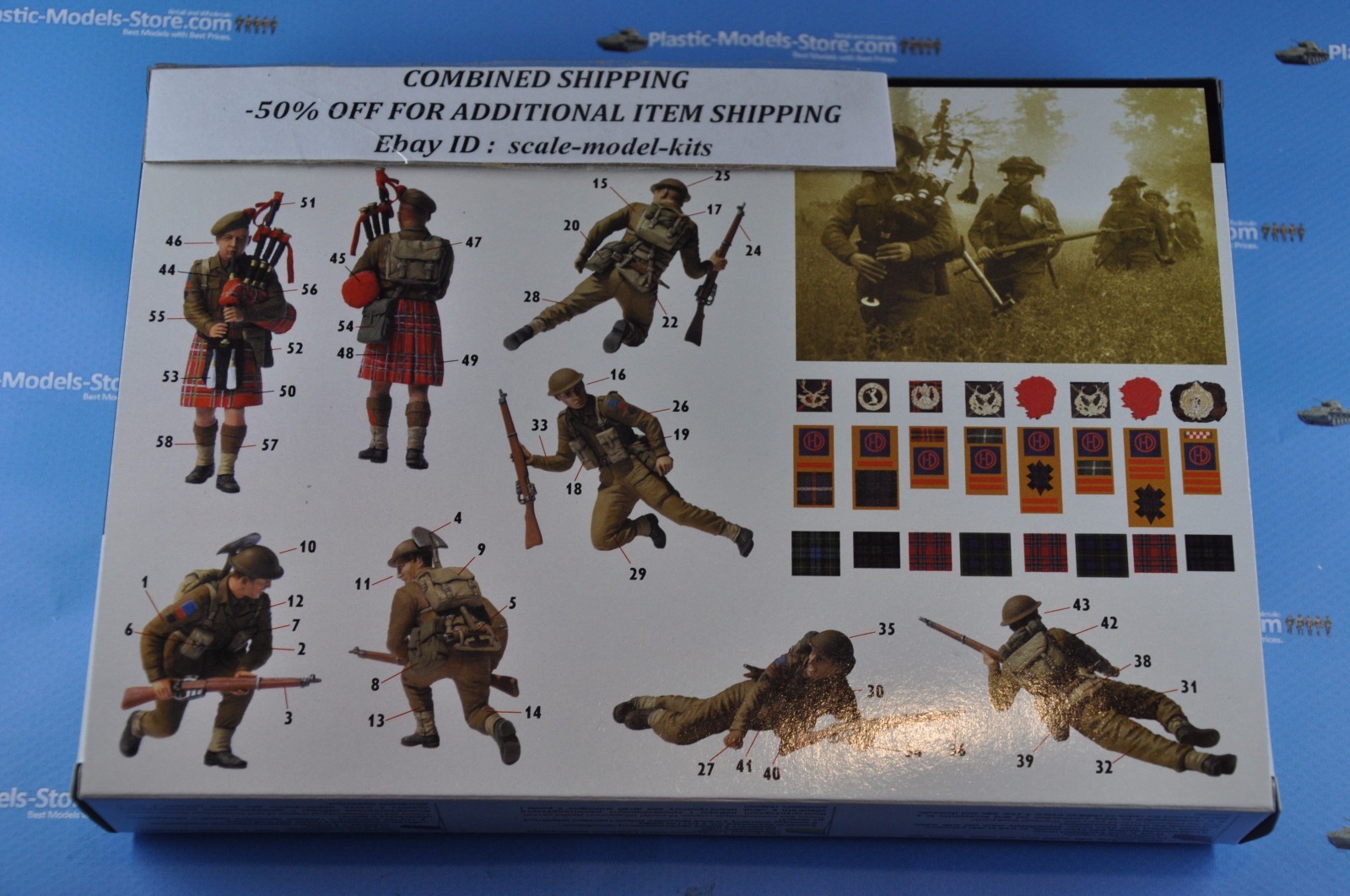 Master Box 3547 Scotland The Brave! figures model scale 1/35 | eBay