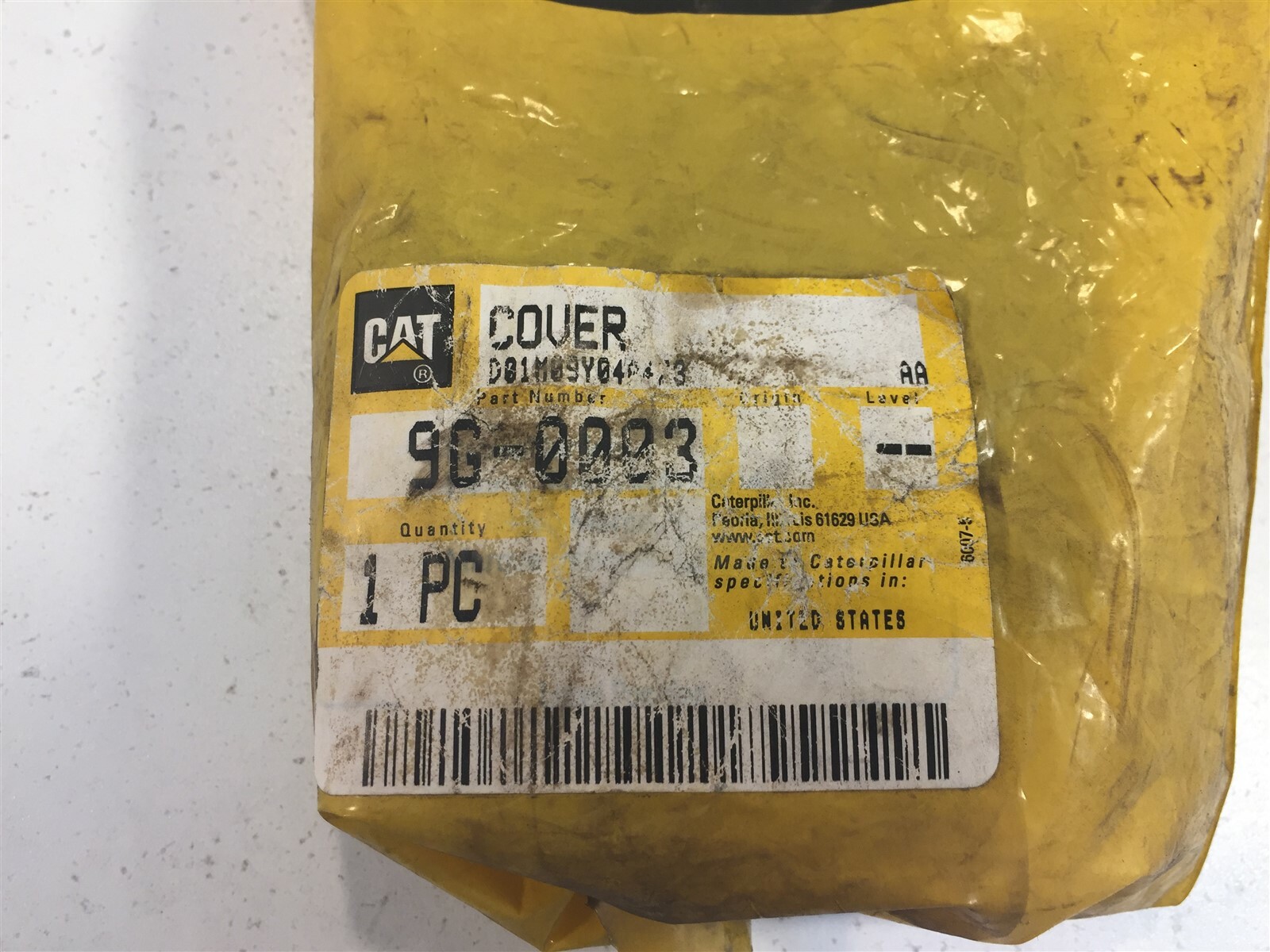 (1) Genuine Caterpillar 9G-0003 Cover 9G0003 | eBay