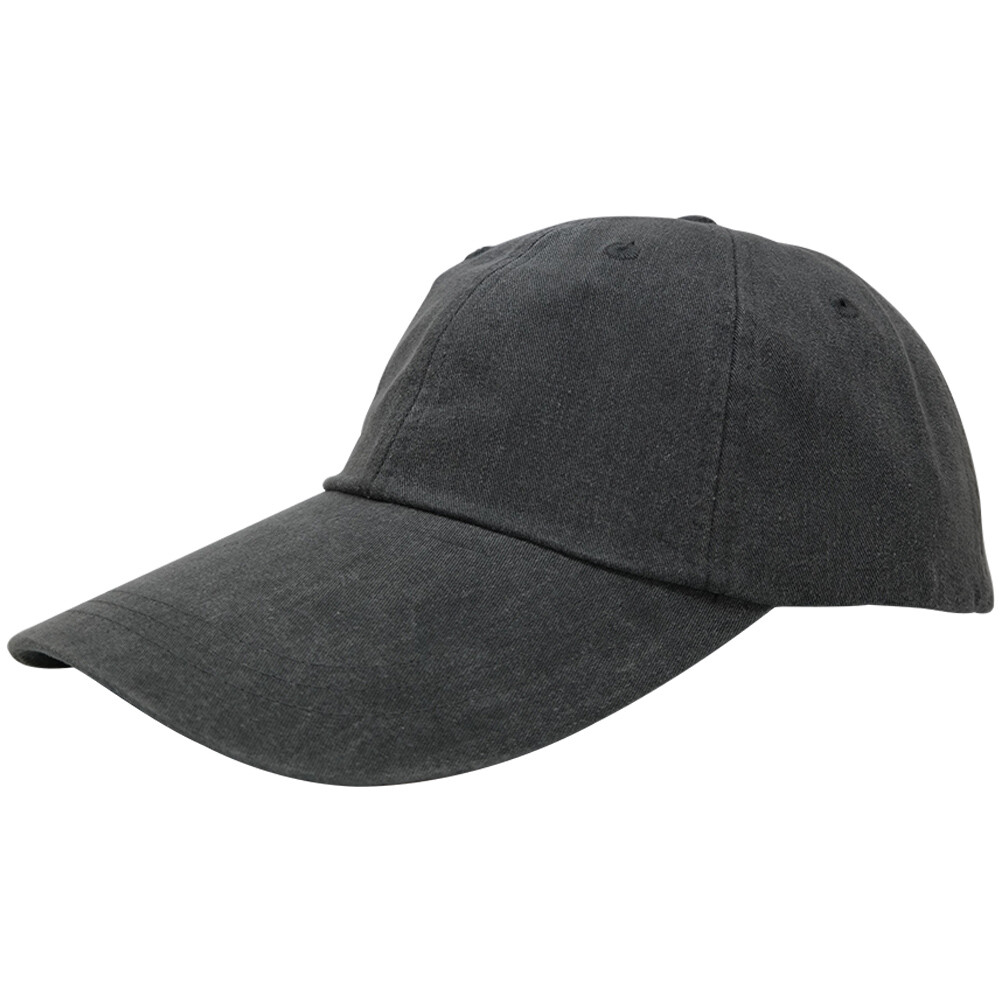 Sunbuster Extra Long Bill 100% Washed Cotton Cap with Leather ...