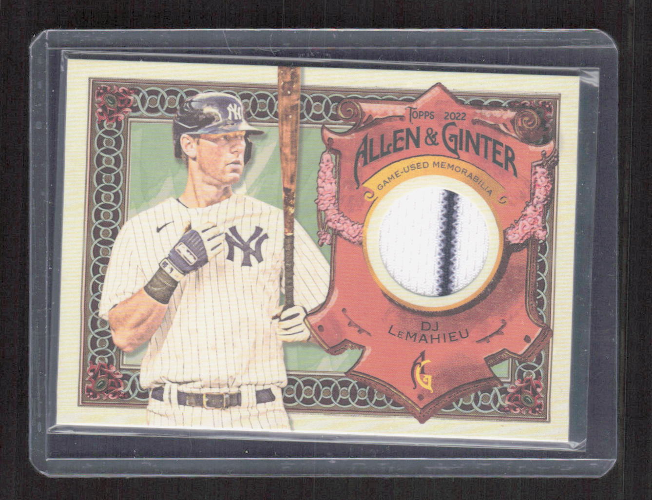 2022 Topps Allen & Ginter #AGRA-DM DJ LeMahieu Relic | eBay