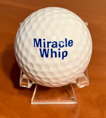 Vintage Miracle Whip Mayo Condiment Food Advertising Logo Golf Ball | eBay