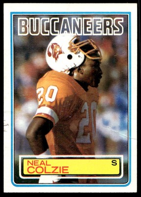 1983 Topps 177 Neal Colzie Tampa Bay Buccaneers Football Card | eBay