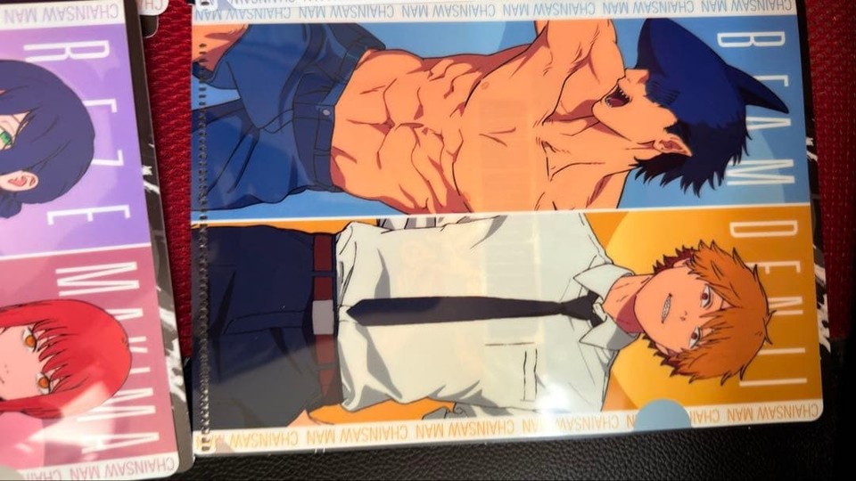Chainsaw Man The Movie Reze Edition Plastic File Folder Key Visual Set ...