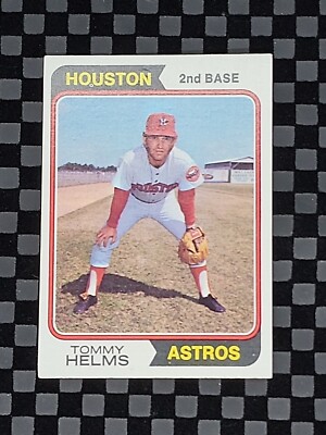 1974 Topps Tommy Helms Houston Astros #67 NM | eBay