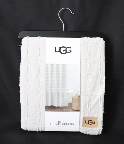 UGG Blink Shower Curtain 72" x 72" 100% Cotton Oeko-Tex Stone Color New ...