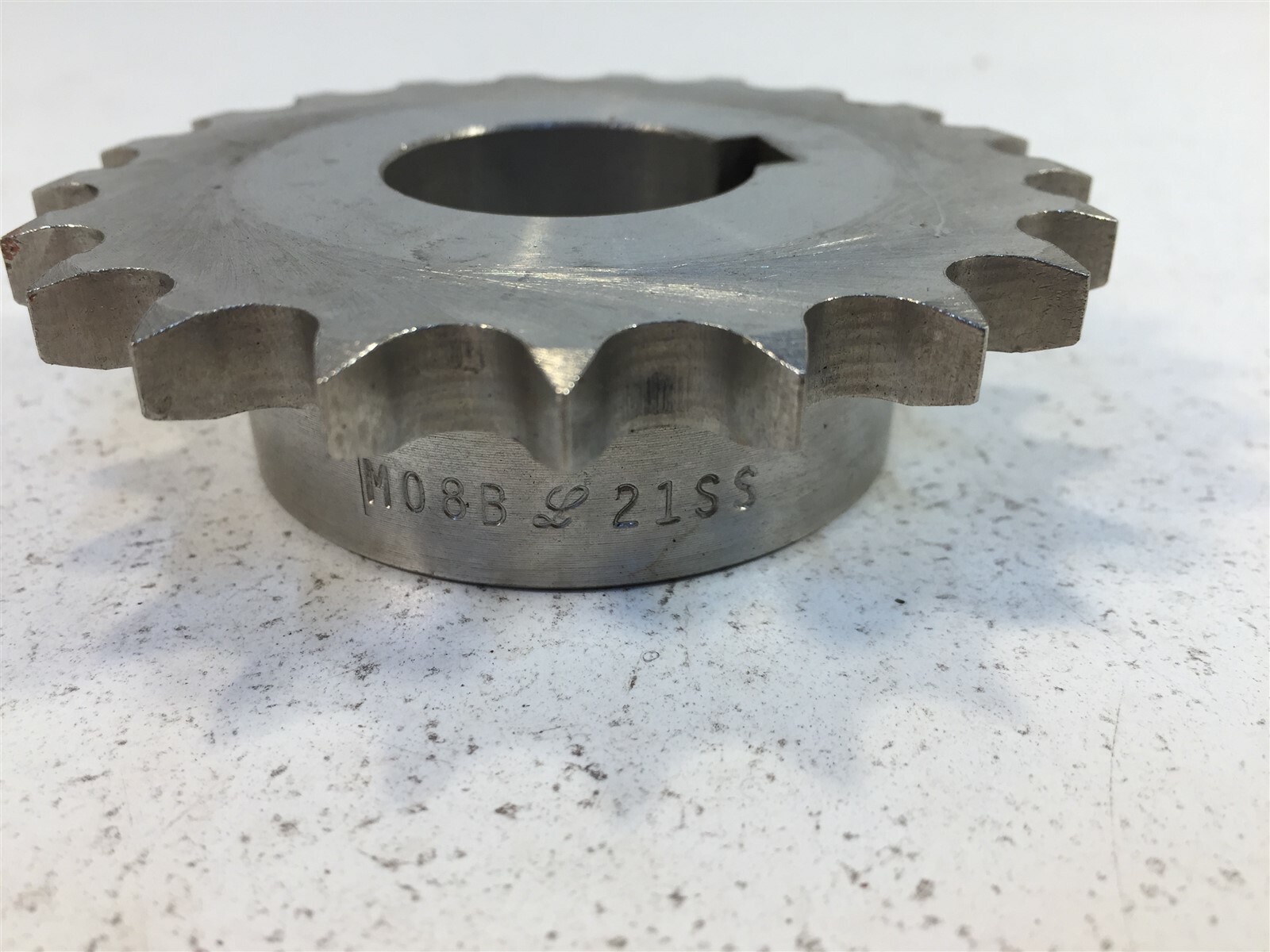 Linn Gear M08B21SS 32MM Roller Chain Sprocket 08B21 Metric Stainless ...