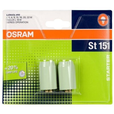 Osram Longlife Fluorescent Tube Starter - 4W to 22W - ST151 - Germany ...