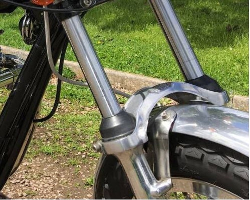 NORMAN HYDE FORK BRACE TRIUMPH BONNEVILLE FORK BRACE T160 FORK BRACE ...