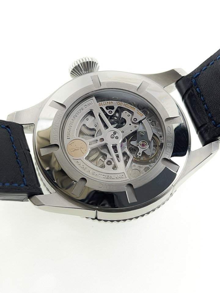 IWC Pilot Timezoner Stainless Steel Blue 46mm Automatic Men’s IW395503 ...