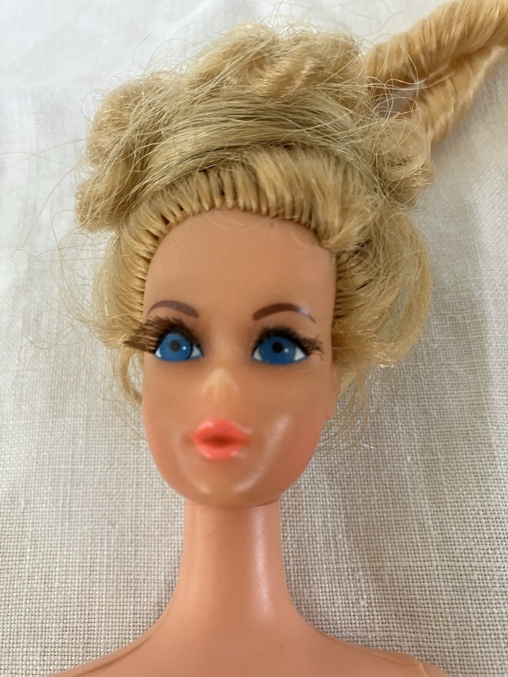 Mattel 1960's Barbie Rooted Eyelashes Twist 'N Turn Waist & Barbie ...