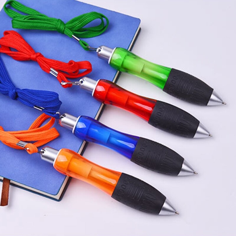 Multi-Functional Fat Ballpoint Pen with Press Button and Attached ...