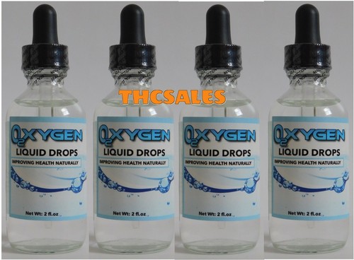 4 Oxygen 02 Liquid Drops Dropper Stabilized Oxygen Energy Concentrated ...