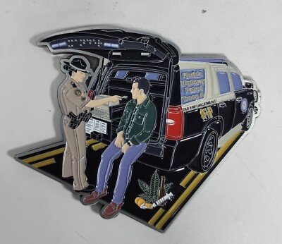 Florida Highway Patrol DUI/DRE Tahoe challenge Coin 3”x4” 3mm Thick | eBay