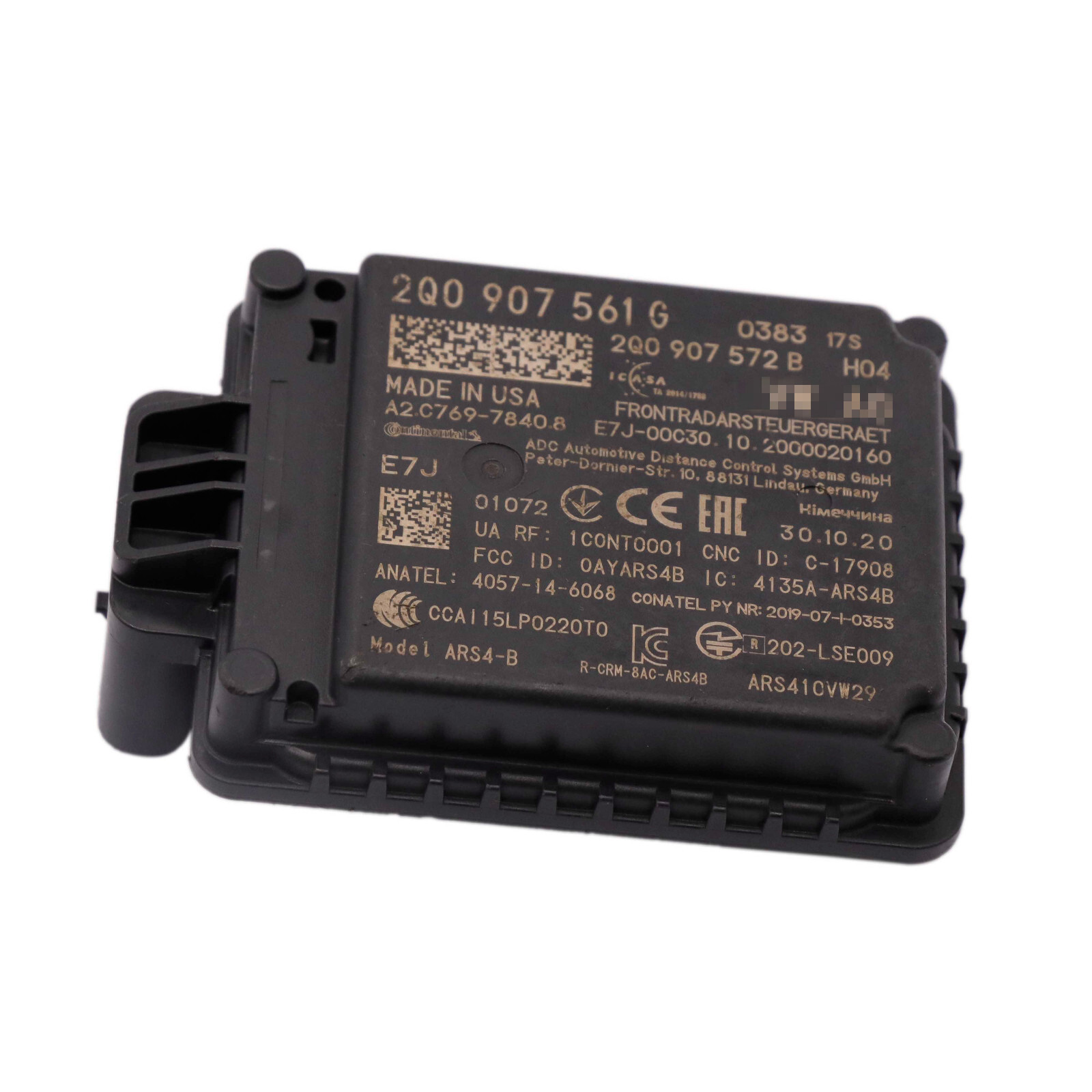 OEM Cruise Control Distance Radar For VW Atlas Tiguan Arteon Taos 2021 ...