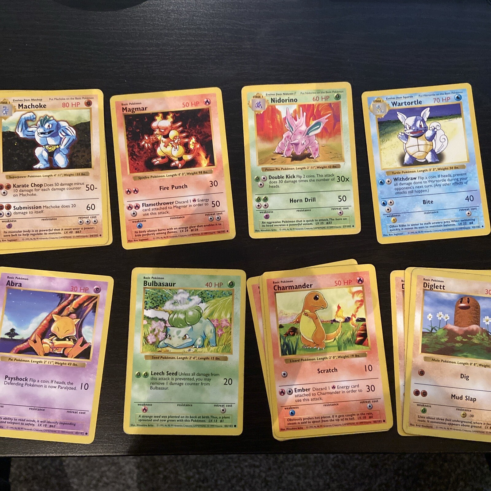 Pokemon TCG Base Set Shadowless/Unlimited - Complete Your Set - Read ...