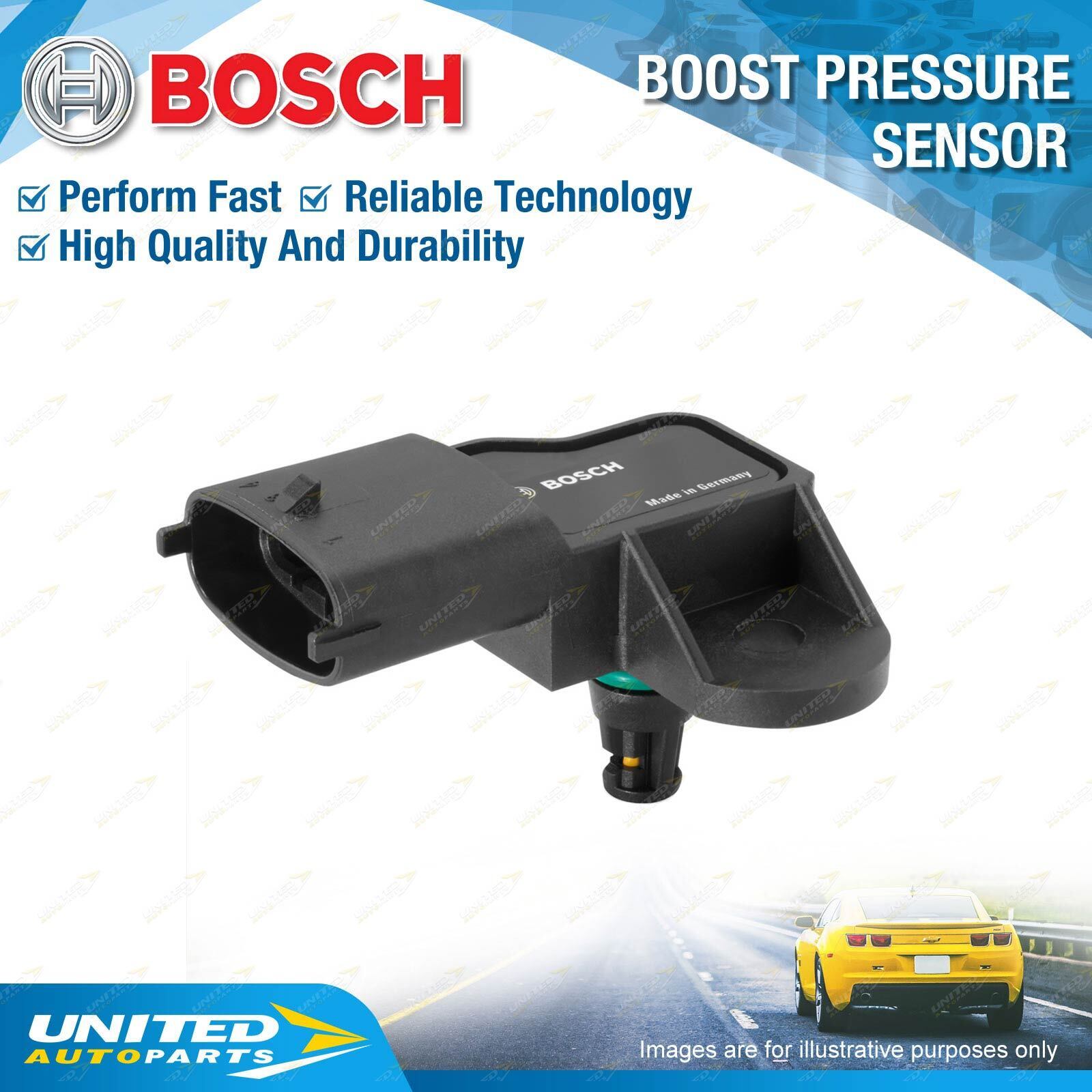 Bosch Boost Pressure Sensor for Audi A3 8L A4 RS4 B5 RS6 C5 S3 8L TT 8N ...