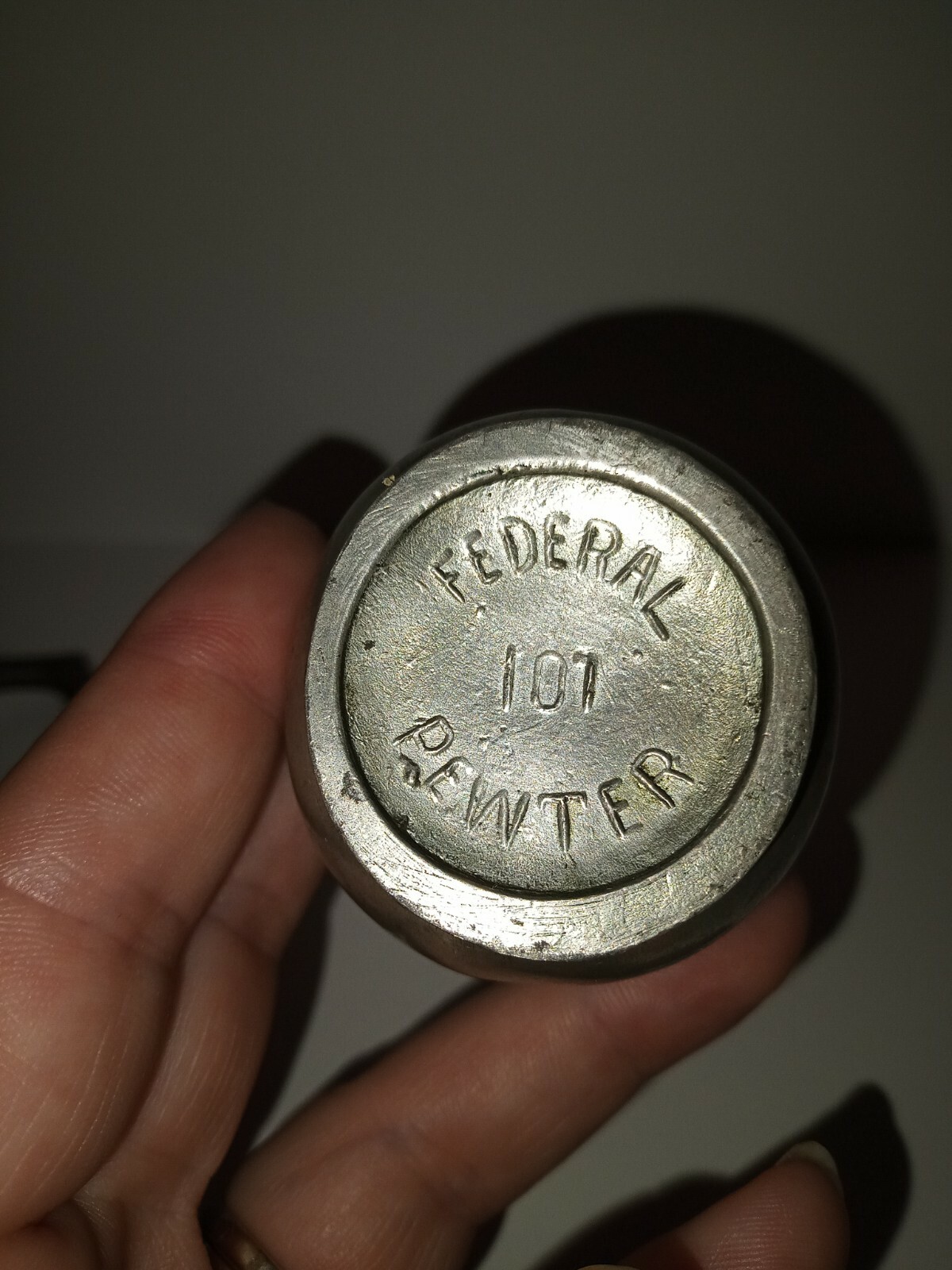 Vintage Federal Pewter 101 Salt And Pepper Shakers | eBay