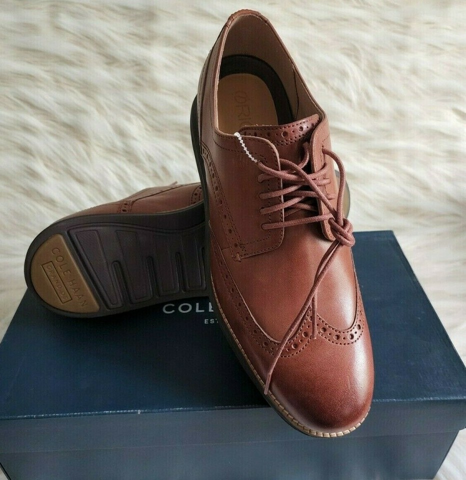 NIB COLE HAAN "Original Grand SHWNG" WoodBury/Java C26472 Leather Men's ...