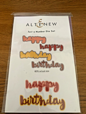 Altenew Just a Number Die Set | eBay