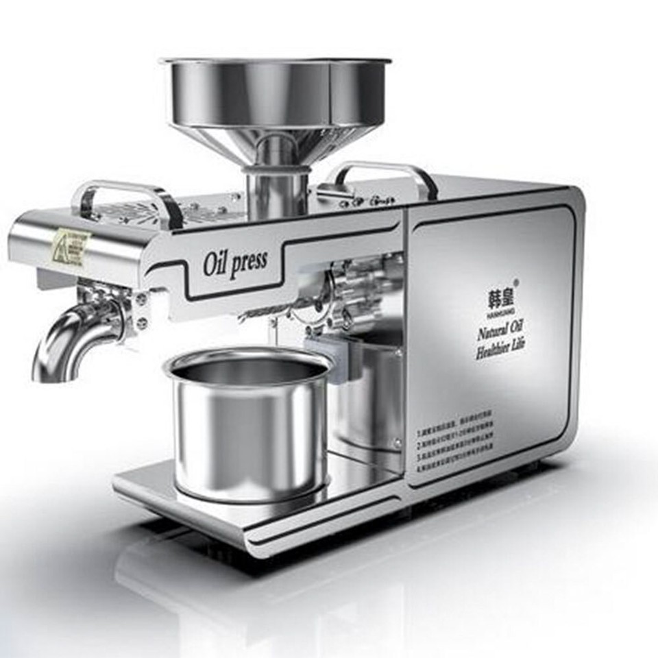 Commercial Stainless Oil Press Machine Automatic Electric Oil Extractor ...