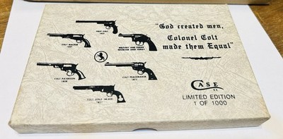 1985 Case Colt Revolver Box Set | eBay