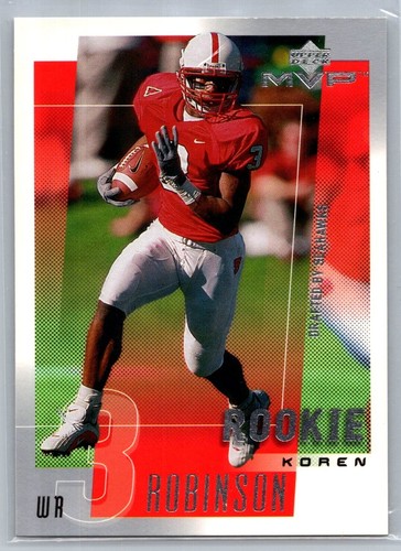 2001 UPPER DECK ROOKIE CARD # 312 Koren Robinson - Seattle Seahawks | eBay