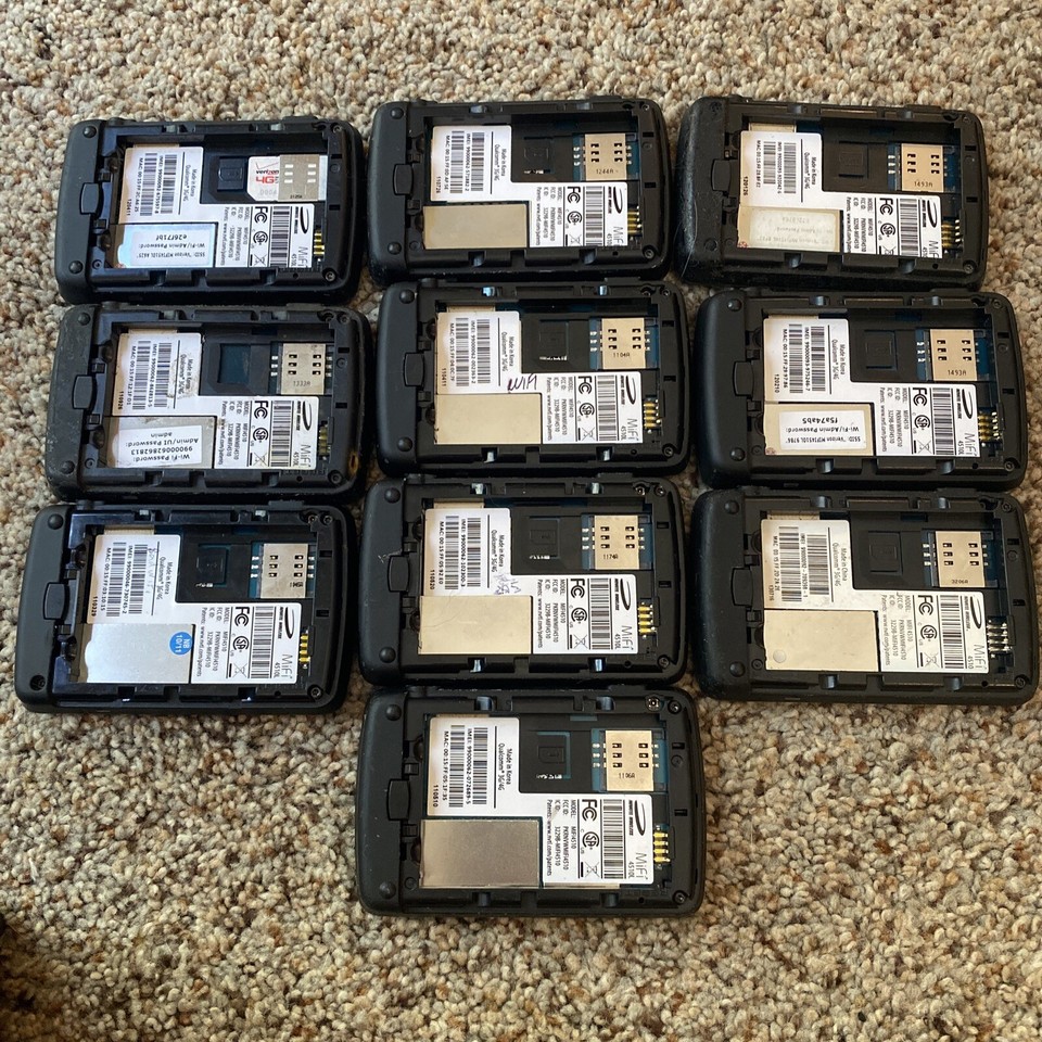 Lot Of (10) Verizon MiFI 4510L 4G LTE Wi-Fi Mobile Hotspot Modem No ...