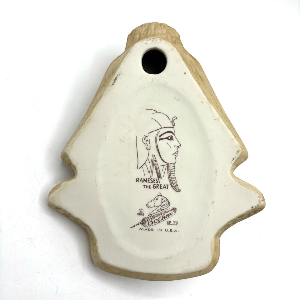 Boehm Figurine, Ramses The Great, Bust Wall Mount 1989 SP 79 USA ...
