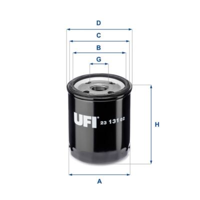 UFI Oil Filter Fits BMW 3 Series 5 Series 1500-2000 1502-2002 23.131.02 ...