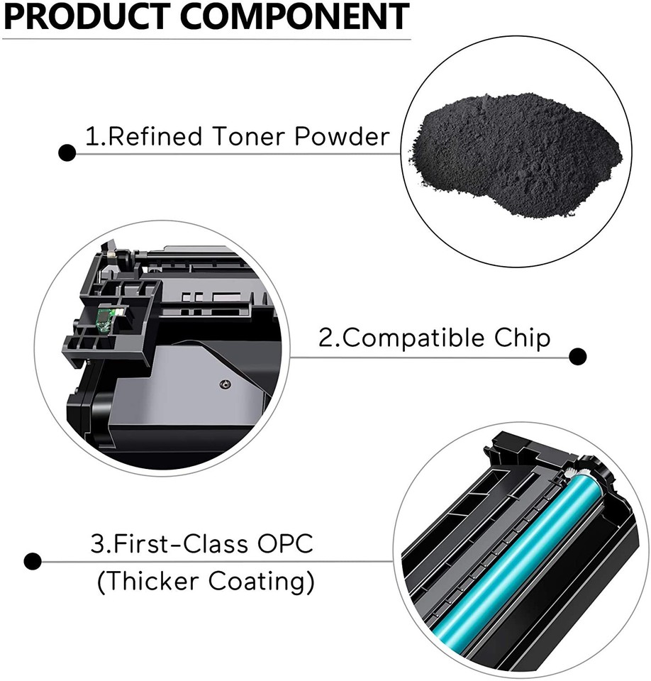 4x CRG137 Toner For Canon 137 Black Toner Cartridge MF236n MF216n ...