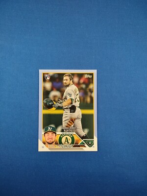 2023 Topps Update Shea Langeliers RC Rookie Debut Powder Blue SP 13/50 ...