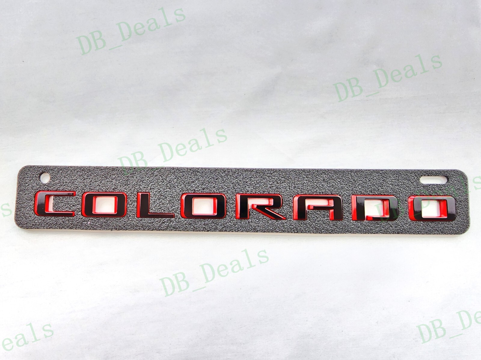 1PC Gloss Black Red Rear Tailgate Colorado Emblems Letters Fit 2023 ...
