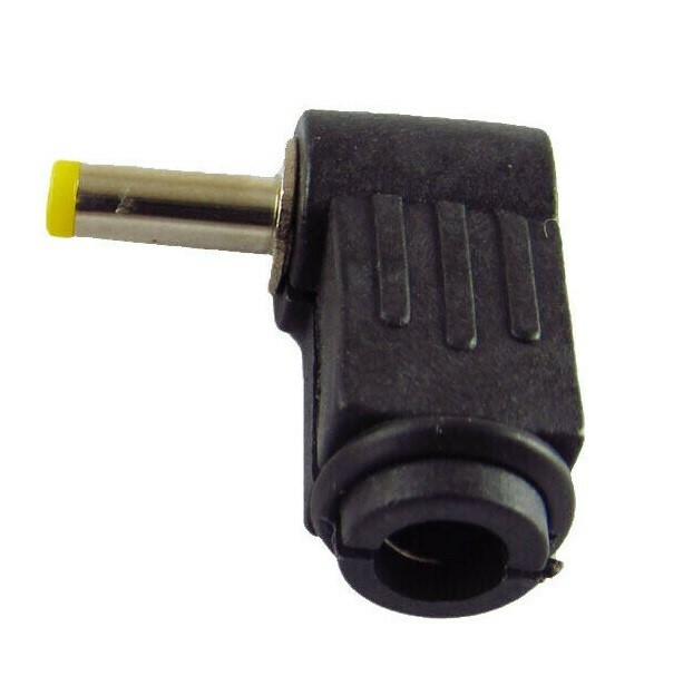 50-Pack 9*4.0x1.7mm Right Angle DC Power Cable Male Plug Plastic ...