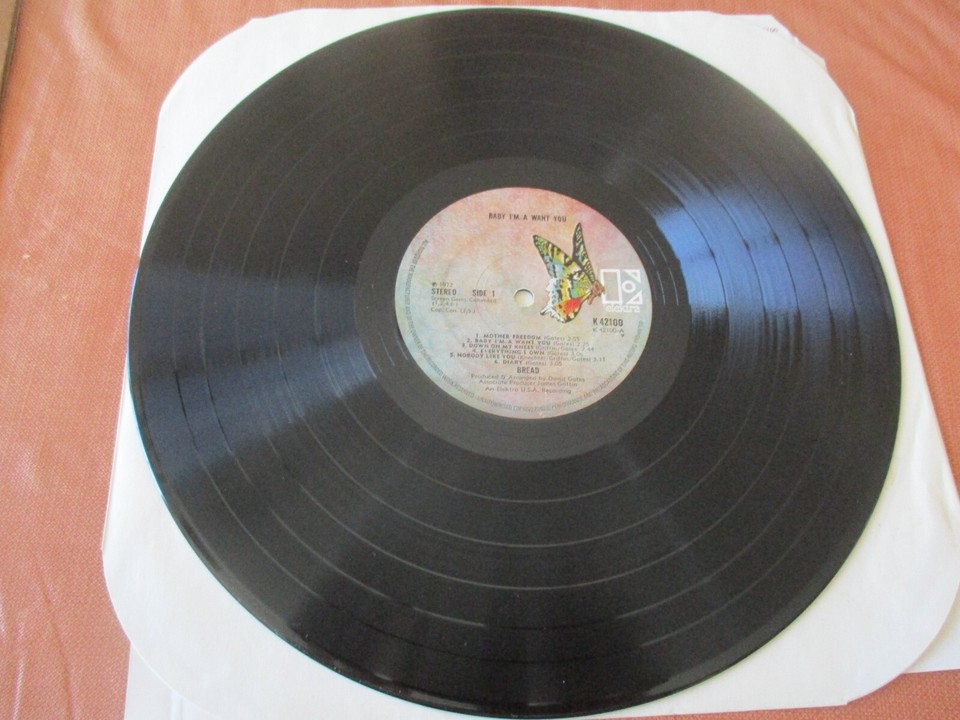 BREAD-Baby I'm A Want You-Elektra LP/Strong VG to VG+/fully play tested ...