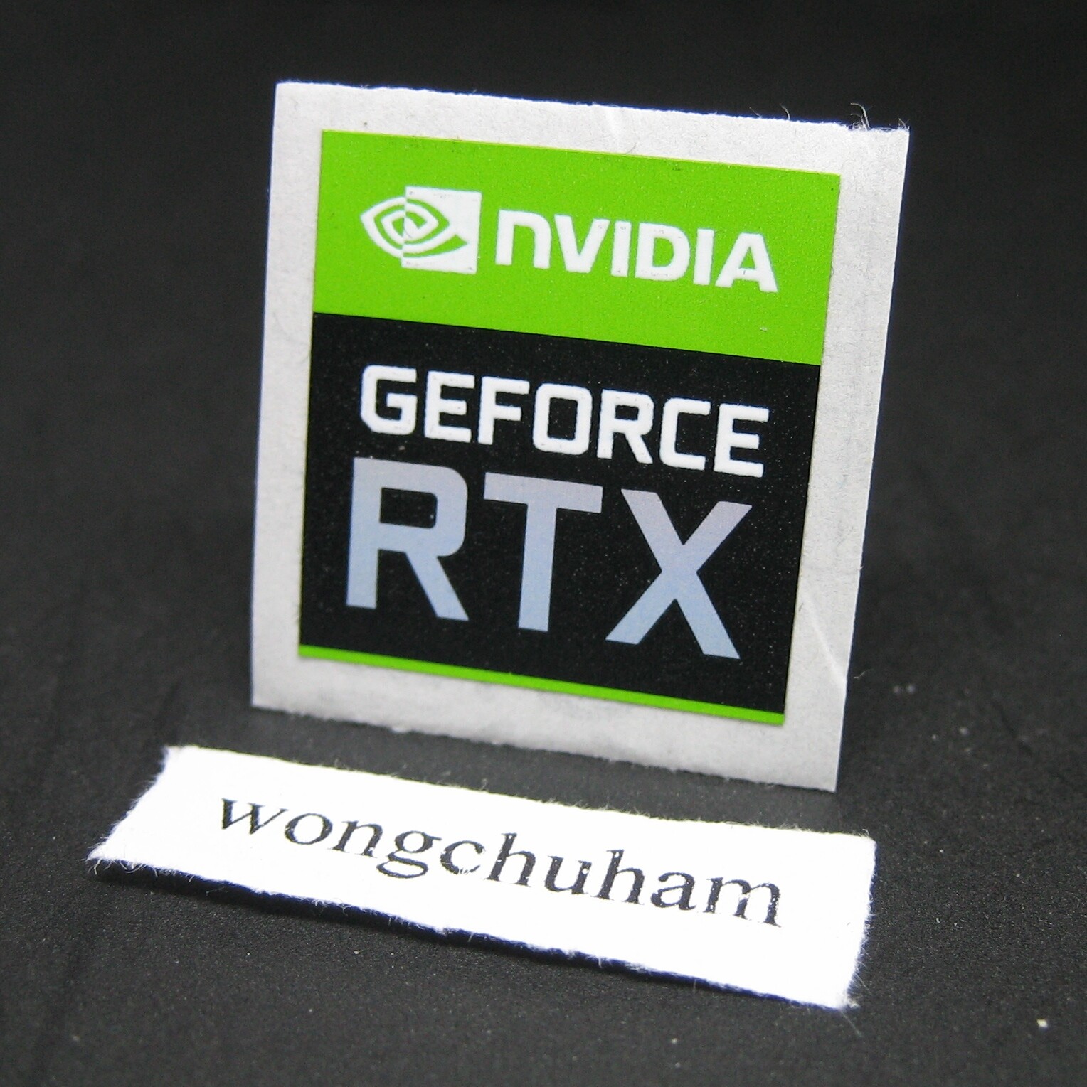 PC Notebook Sticker - Nvidia Geforce RTX Sticker 17mm x 18mm ...