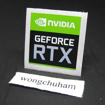 PC Notebook Sticker - Nvidia Geforce RTX Sticker 17mm x 18mm ...