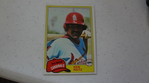 1981 TOPPS # 441 KEN REITZ BASEBALL CARD | eBay