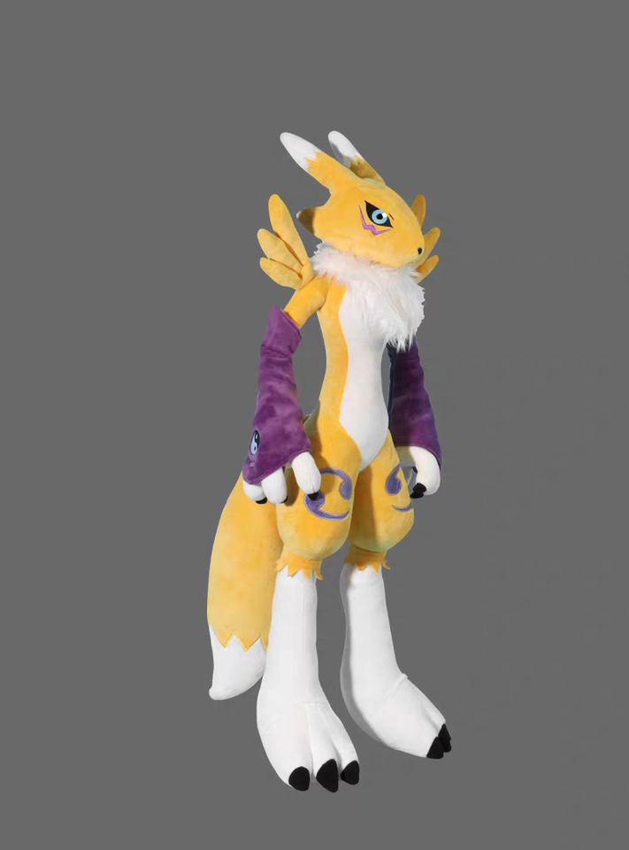 Digimon Renamon Plush Doll Stuffed Dress Up Toy Pillow Digital Monster ...