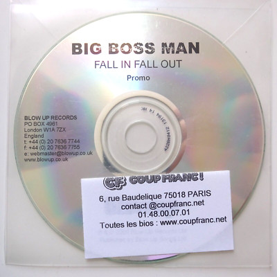 BIG BOSS MAN : FALL IN FALL OUT ♦ CD SINGLE ♦ | eBay