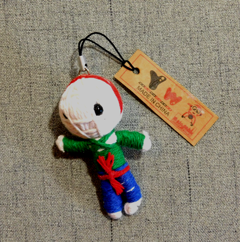 Krazy Town Voodoo String Doll Keychain Character Key Ring W/Tag No Box ...