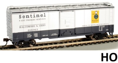 HO Scale - B&O #466063 - SENTINEL Box Car, - BAC-16005 | eBay