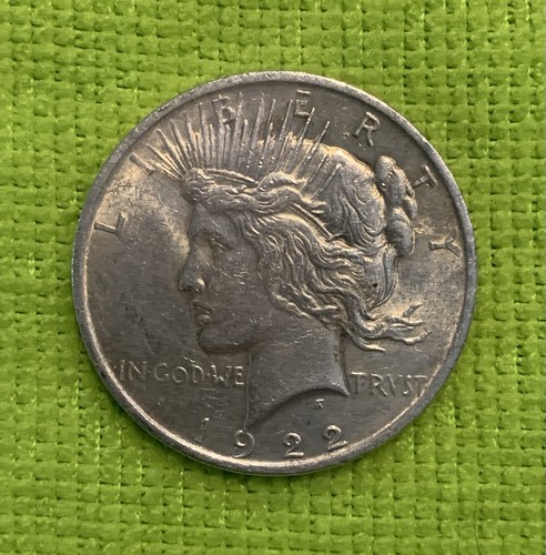 ***1922*** Peace Silver Dollar $1 No Mint Mark Very Fine Coin | eBay