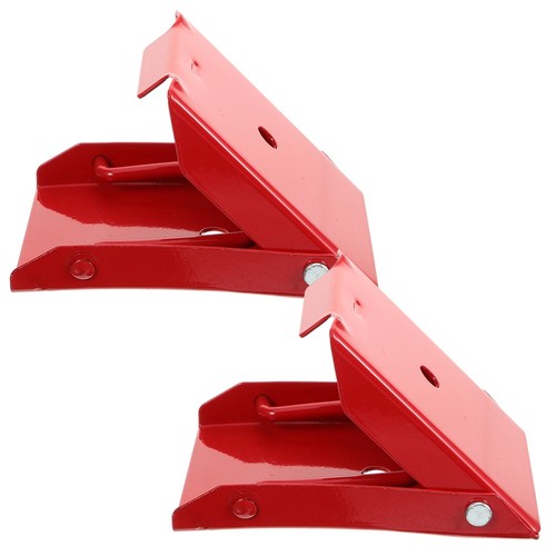 2 Pcs Anti-slip Triangle Cushion Portable Vehicle Tire Stopper Car ...